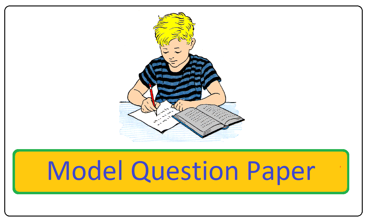 KSEEB 8th SA 2 Model Paper 2024 Pdf Download